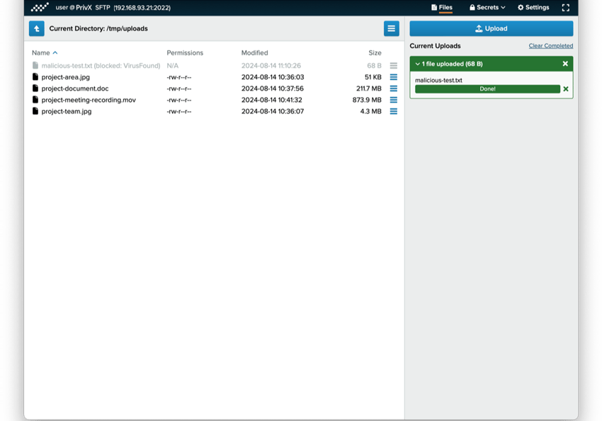 Enterprise SFTP file sharing | SSH